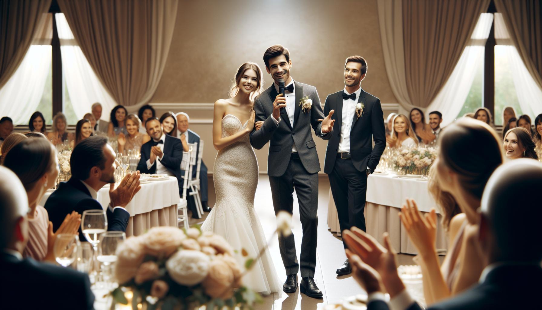 How To Introduce The Bride And Groom At The Reception: MC Guide ...
