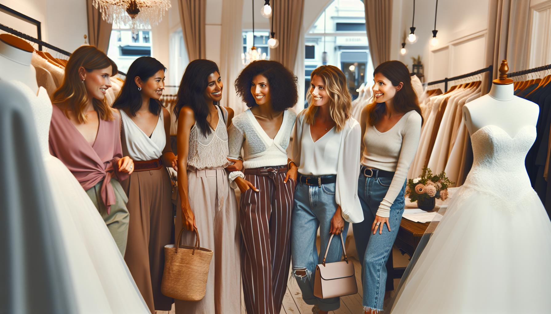 What To Wear Wedding Dress Shopping: Perfect Outfit Tips » ReverieMag.com